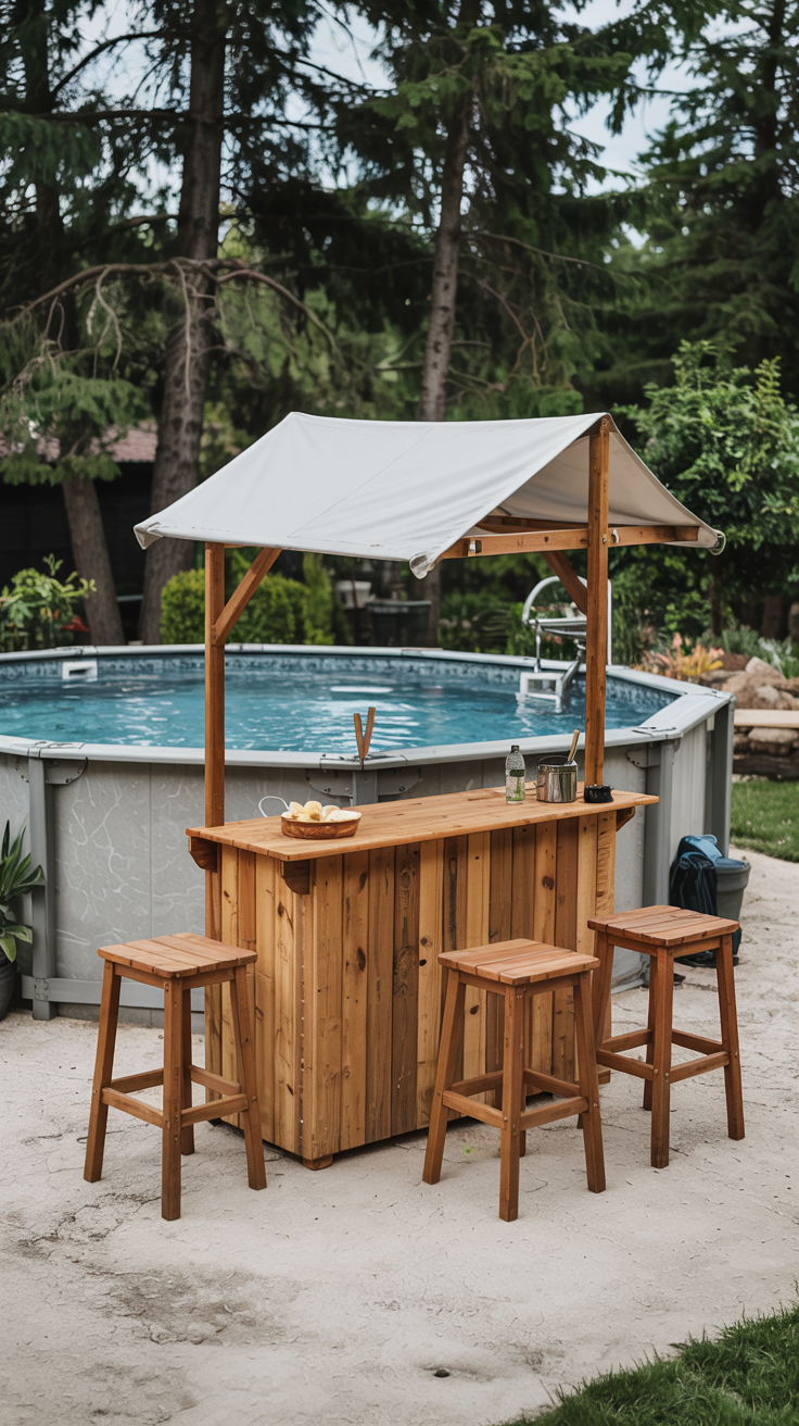 17 DIY Above Ground Pool Landscaping Ideas - LawnMuse